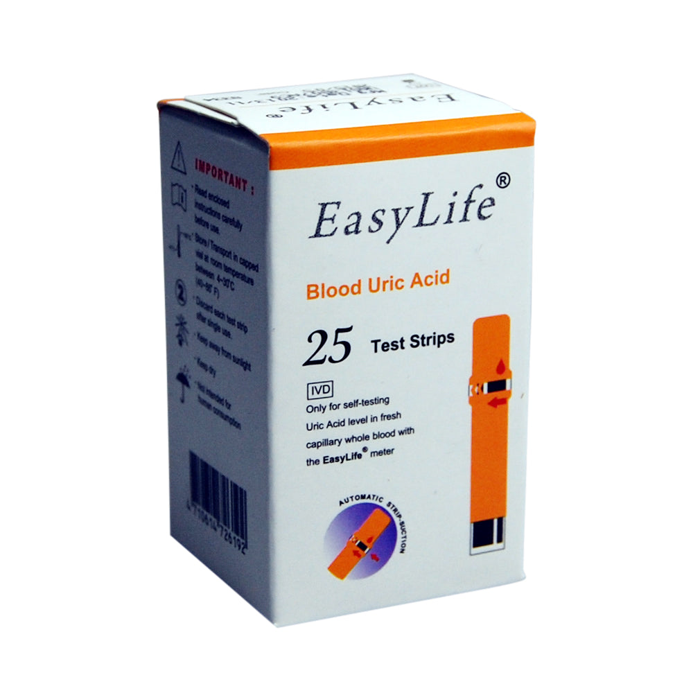 EASYLIFE Uric Acid Test Strips | Valuemed | Buy Online